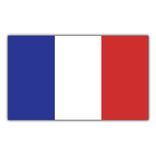 Flag - Frankrig 001 | Blandede Stickers