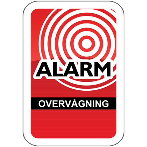 Alarm 001 - Sticker | Alarmskilte