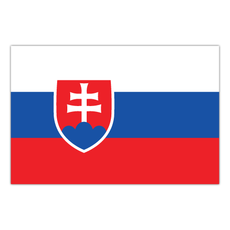 Flag Slovakiet 001 - Sticker | Flag