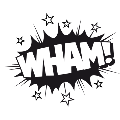 Wham 001 Walstickers | Børneværelset